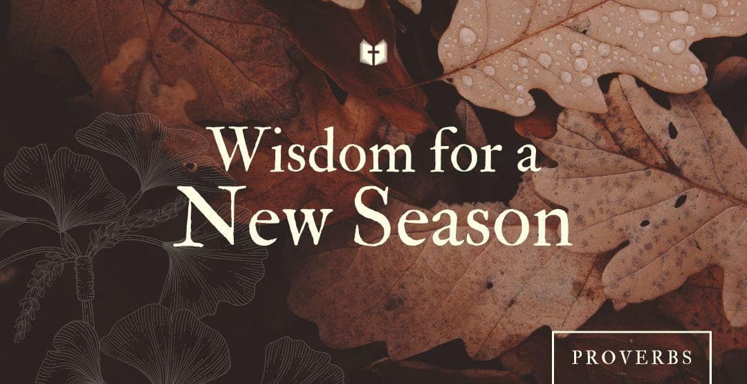 Wisdom for a New Season: Proverbs - Bible Reading Plan - Life Bible
